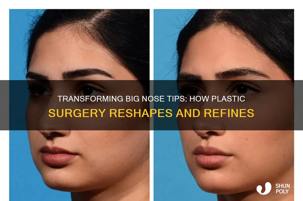 Transforming Big Nose Tips: How Plastic Surgery Reshapes And Refines ...