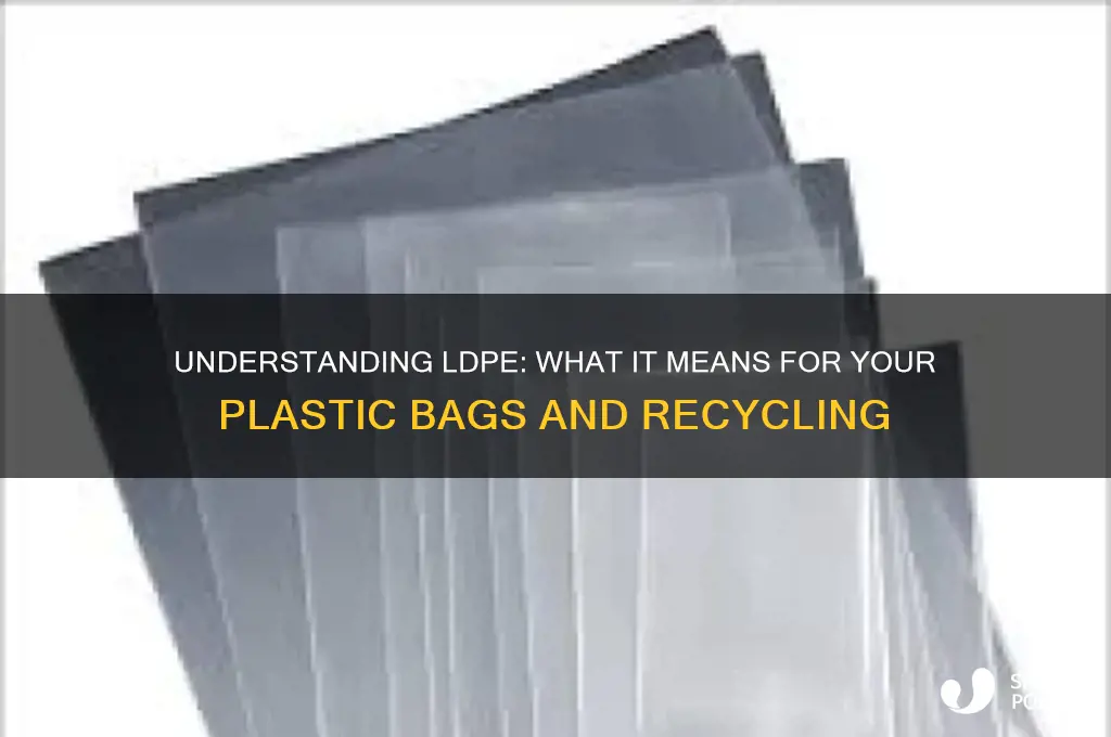 Understanding Ldpe: What It Means For Your Plastic Bags And Recycling ...