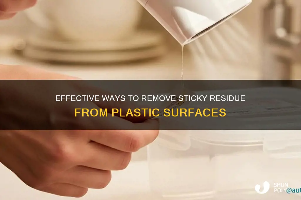 Effective Ways To Remove Sticky Residue From Plastic Surfaces | ShunPoly