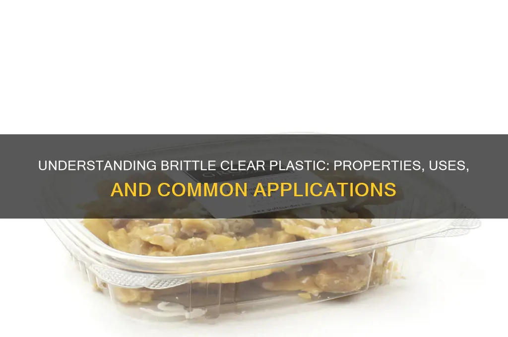 Understanding Brittle Clear Plastic: Properties, Uses, And Common ...