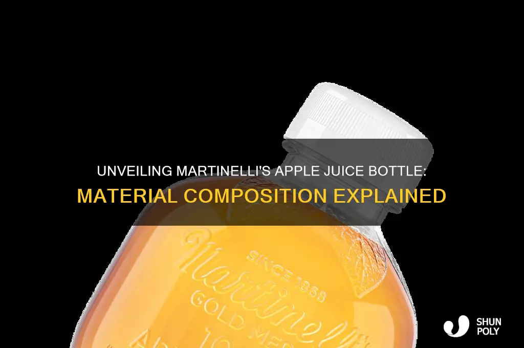 Unveiling Martinelli's Apple Juice Bottle: Material Composition ...