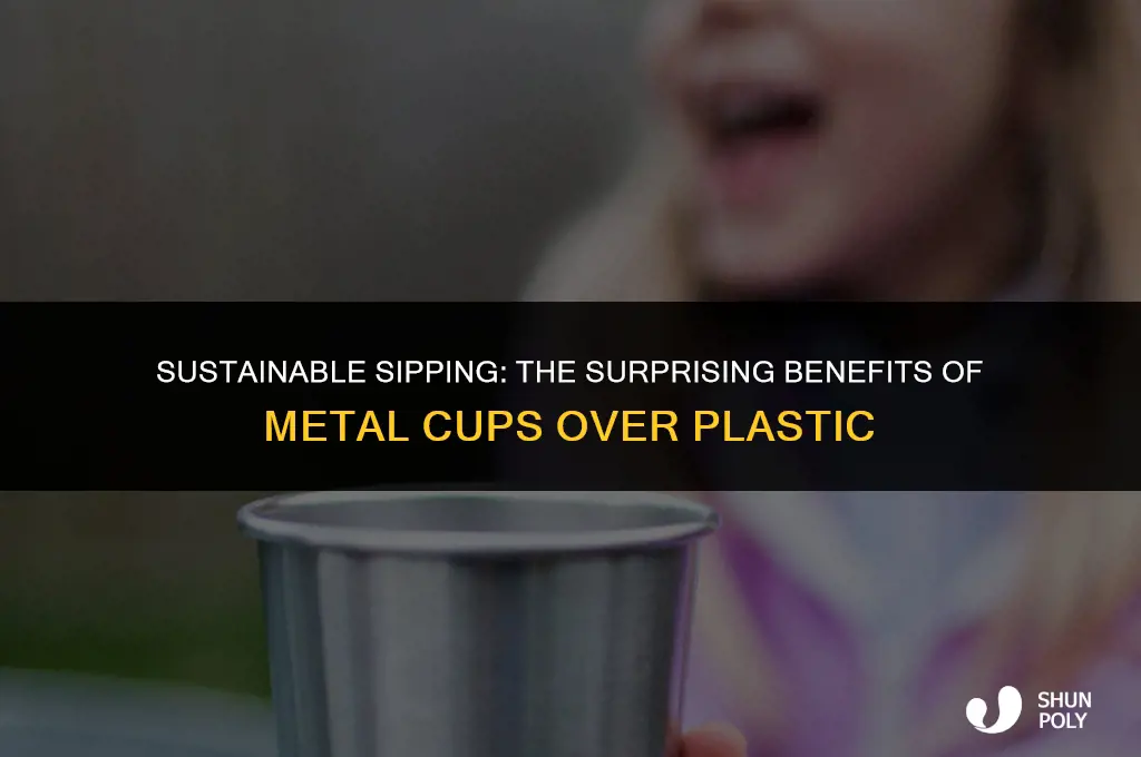 Sustainable Sipping: The Surprising Benefits Of Metal Cups Over Plastic ...