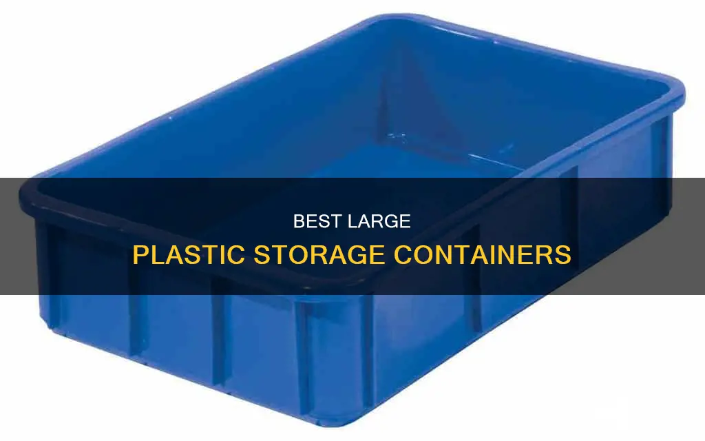 Best Large Plastic Storage Containers | ShunPoly