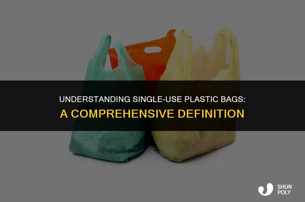 Understanding Single-Use Plastic Bags: A Comprehensive Definition ...