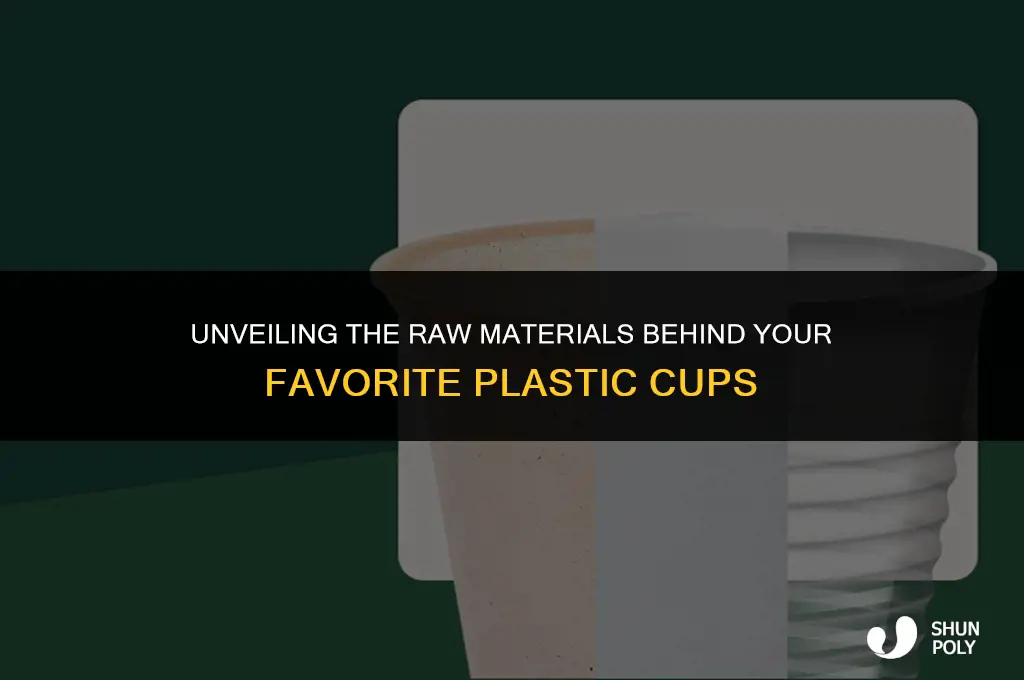 Unveiling The Raw Materials Behind Your Favorite Plastic Cups | ShunPoly