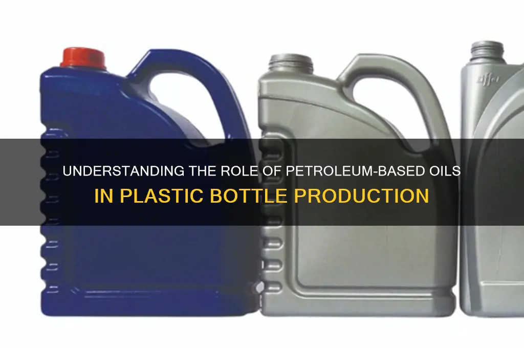 Understanding The Role Of Petroleum-Based Oils In Plastic Bottle ...