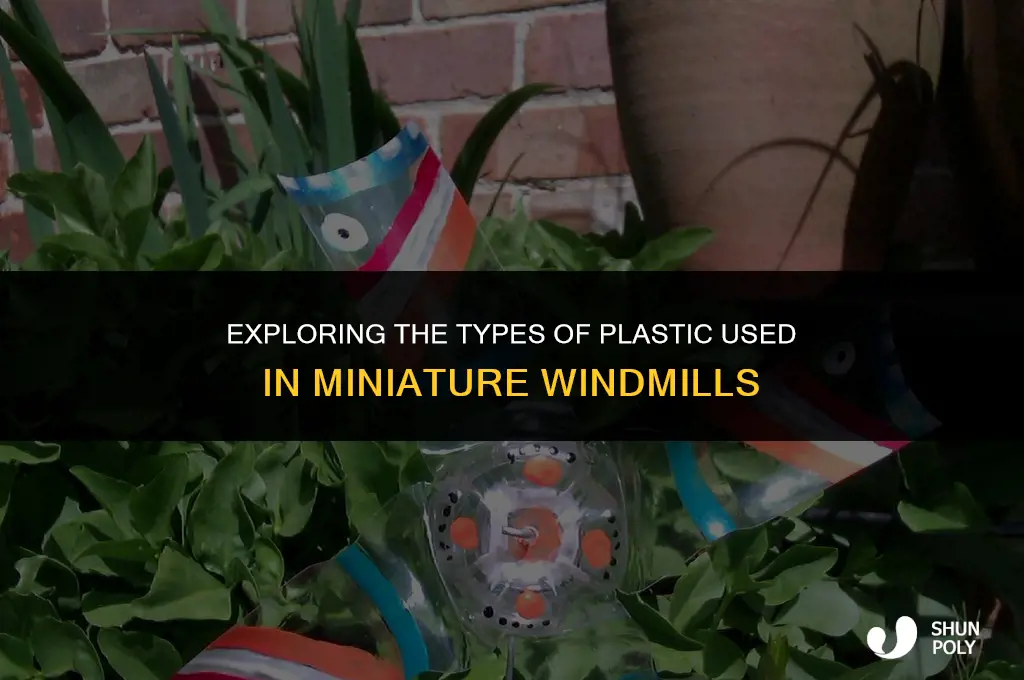 Exploring The Types Of Plastic Used In Miniature Windmills | ShunPoly