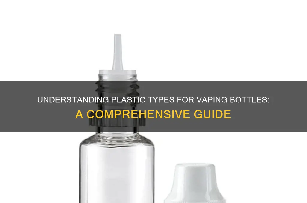 Understanding Plastic Types For Vaping Bottles: A Comprehensive Guide ...