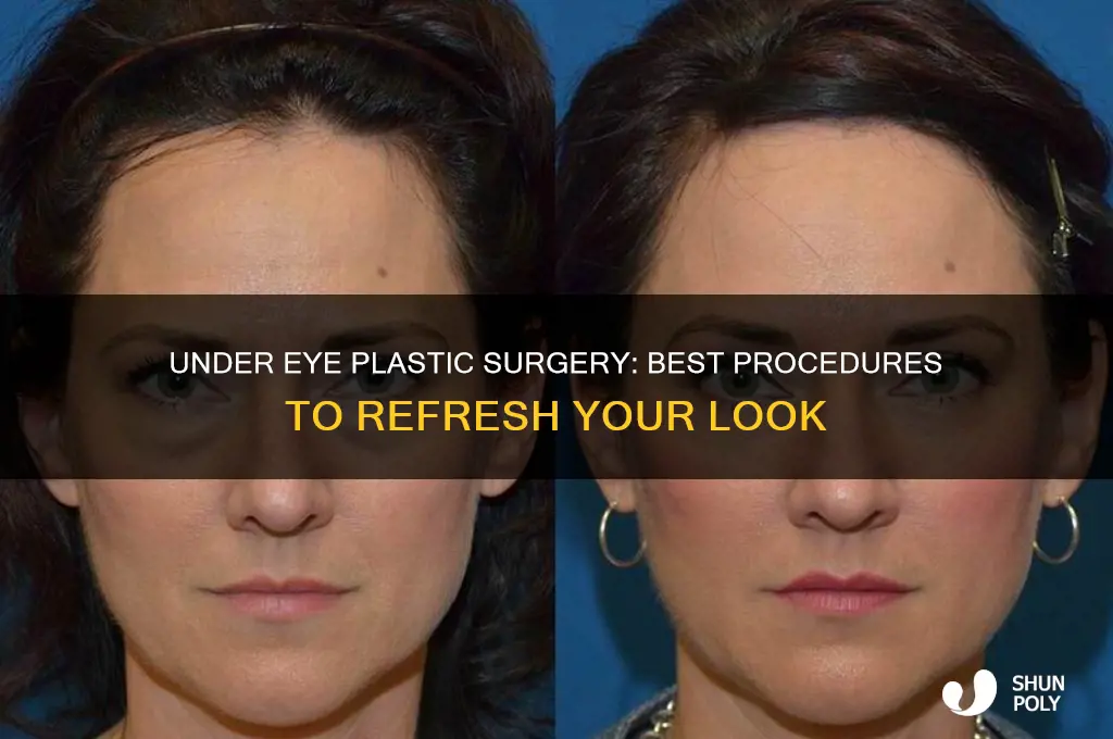Under Eye Plastic Surgery: Best Procedures To Refresh Your Look | ShunPoly