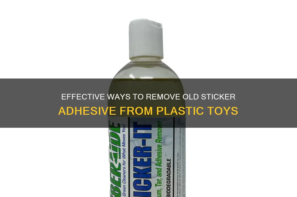 Effective Ways To Remove Old Sticker Adhesive From Plastic Toys | ShunPoly