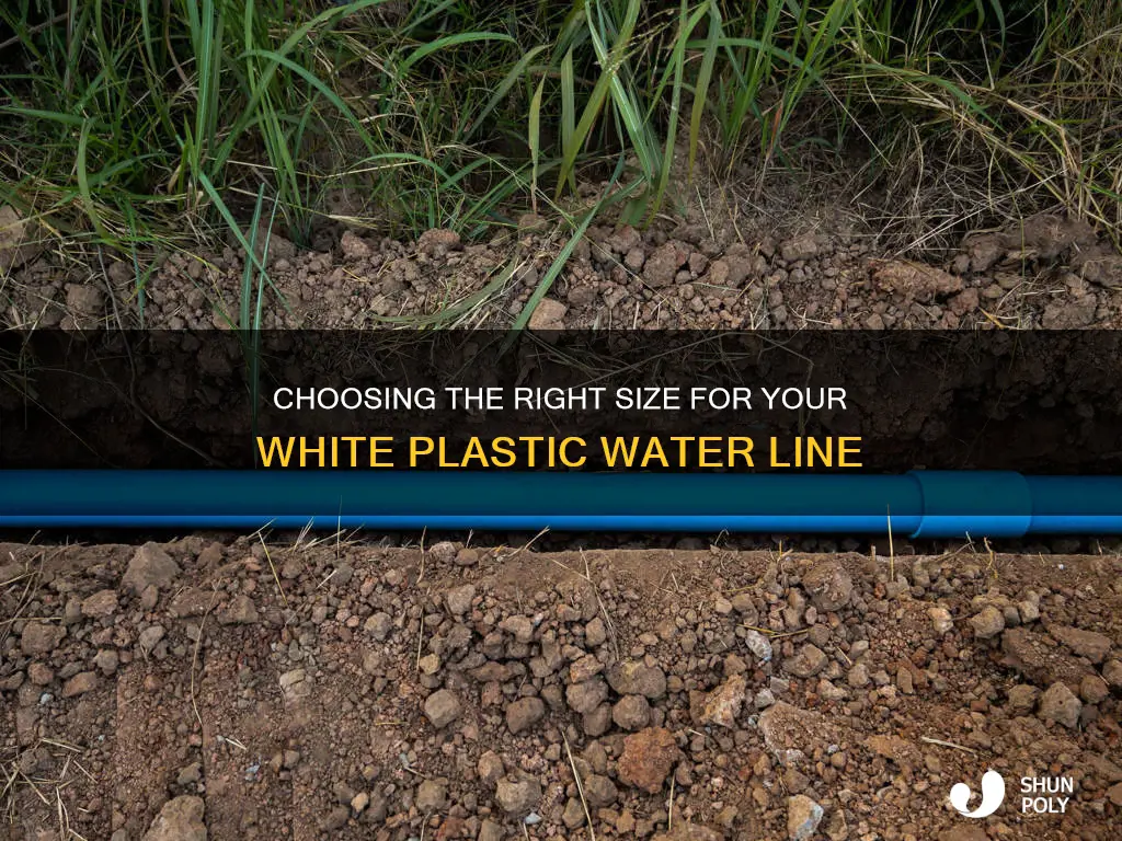 Choosing The Right Size For Your White Plastic Water Line | ShunPoly