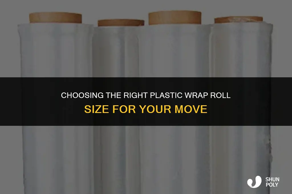 Choosing The Right Plastic Wrap Roll Size For Your Move | ShunPoly