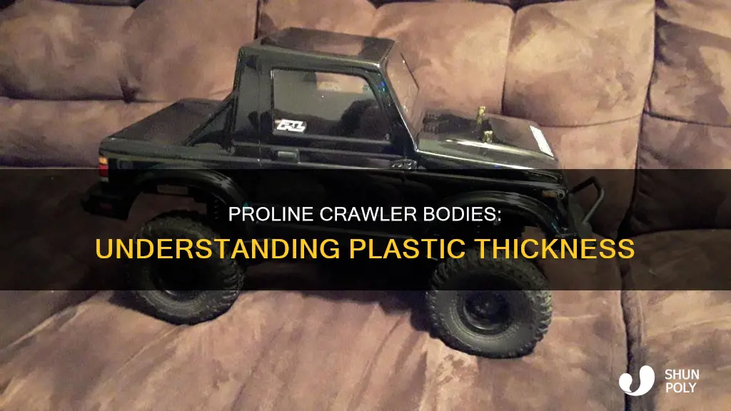 Proline Crawler Bodies: Understanding Plastic Thickness | ShunPoly