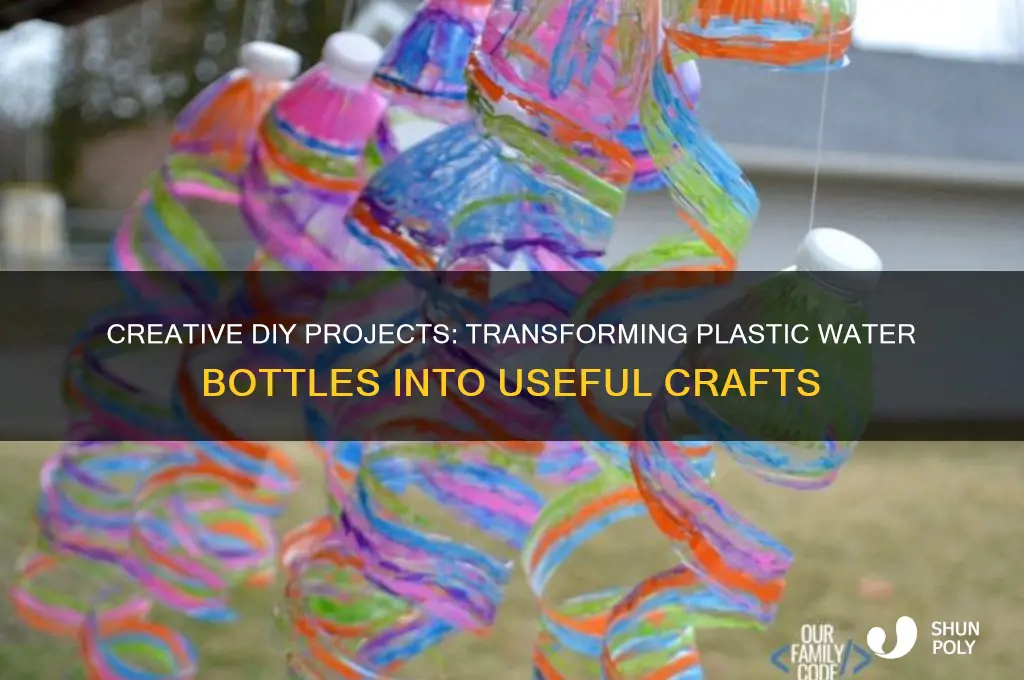 Creative Diy Projects: Transforming Plastic Water Bottles Into Useful ...