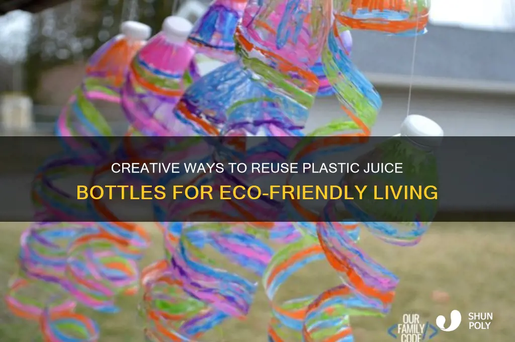 Creative Ways To Reuse Plastic Juice Bottles For Eco-Friendly Living ...