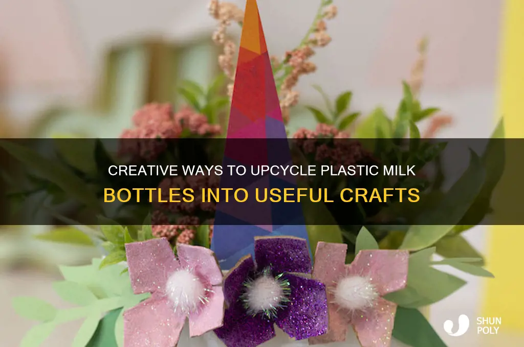 Creative Ways To Upcycle Plastic Milk Bottles Into Useful Crafts | ShunPoly