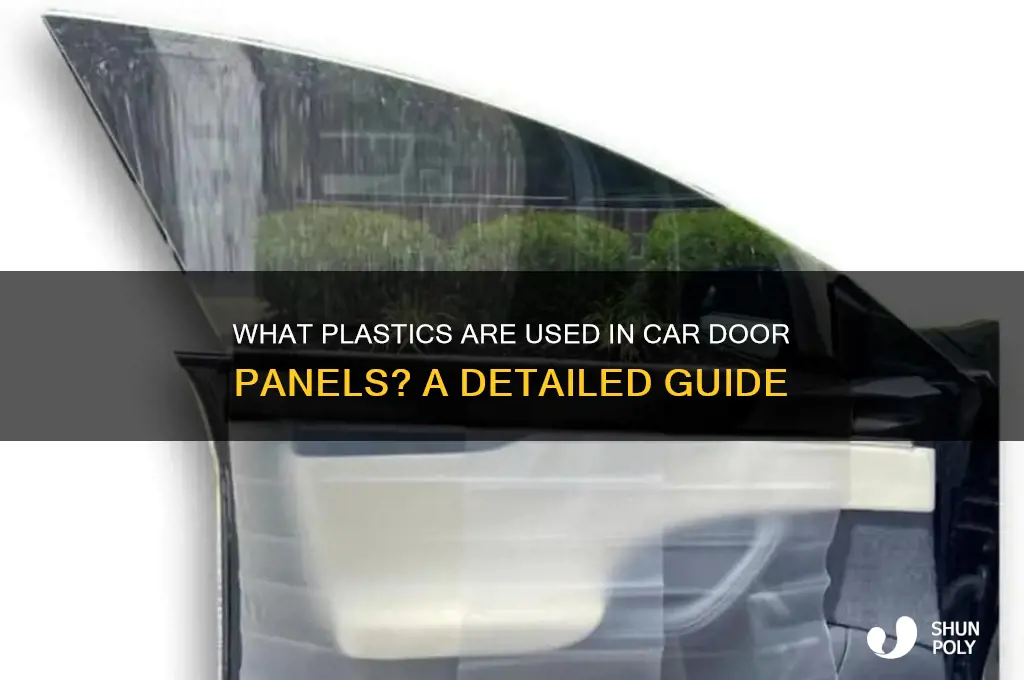 What Plastics Are Used In Car Door Panels? A Detailed Guide | ShunPoly