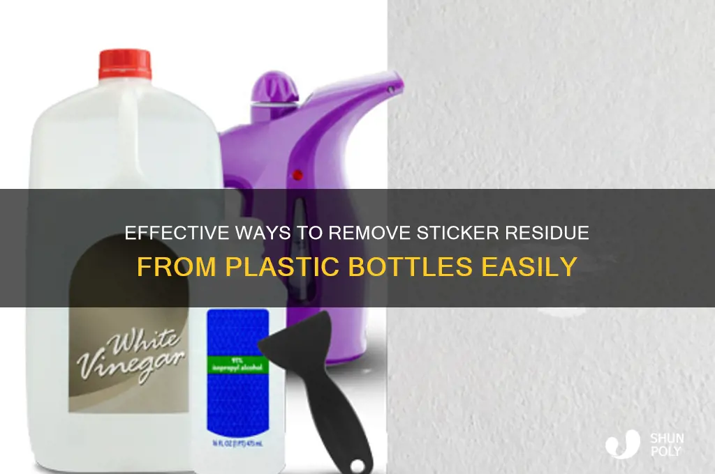 Effective Ways To Remove Sticker Residue From Plastic Bottles Easily ...