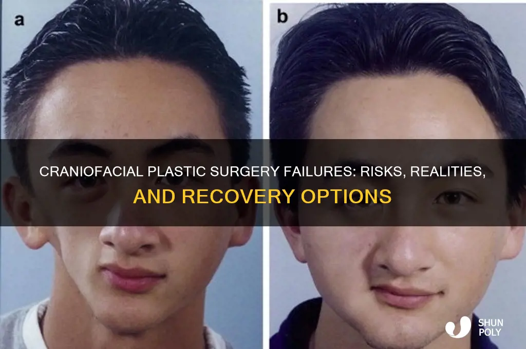 Craniofacial Plastic Surgery Failures: Risks, Realities, And Recovery ...
