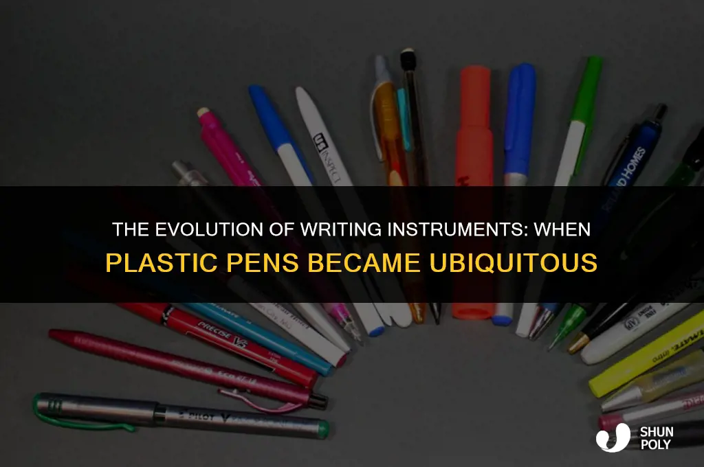 The Evolution Of Writing Instruments: When Plastic Pens Became ...