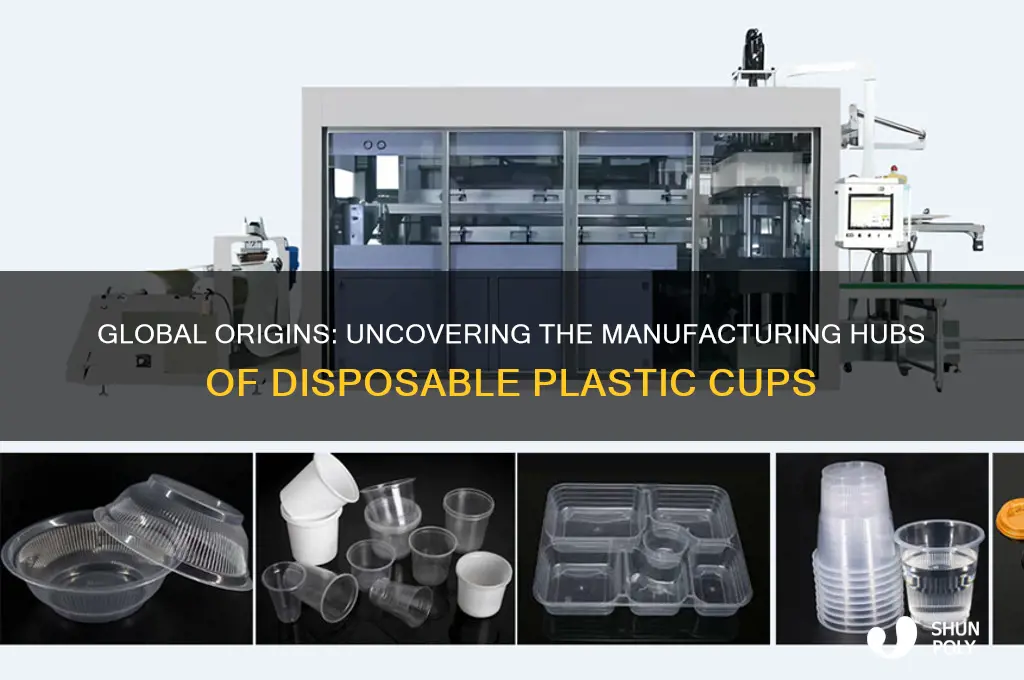 Global Origins: Uncovering The Manufacturing Hubs Of Disposable Plastic ...
