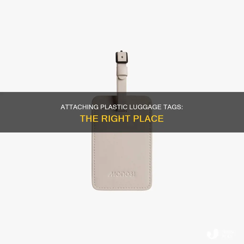 Attaching Plastic Luggage Tags: The Right Place | ShunPoly