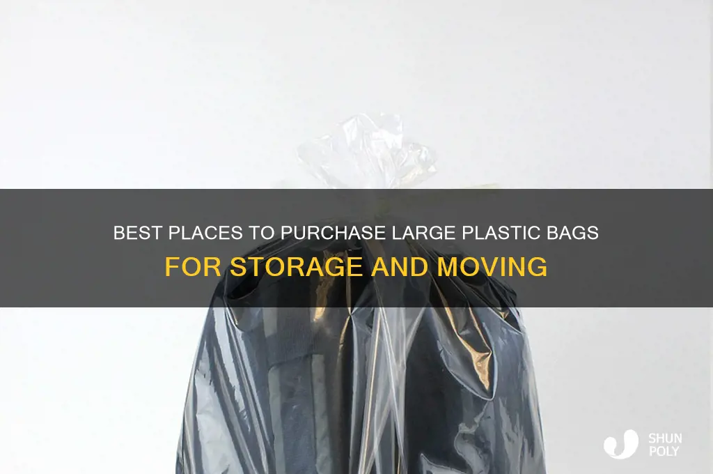 Best Places To Purchase Large Plastic Bags For Storage And Moving ...