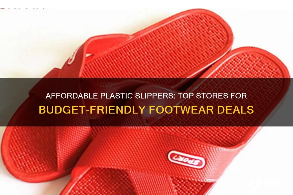 Affordable Plastic Slippers: Top Stores For Budget-Friendly Footwear ...