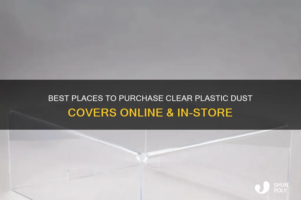Best Places To Purchase Clear Plastic Dust Covers Online & In-Store ...