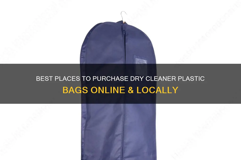 Best Places To Purchase Dry Cleaner Plastic Bags Online & Locally ...