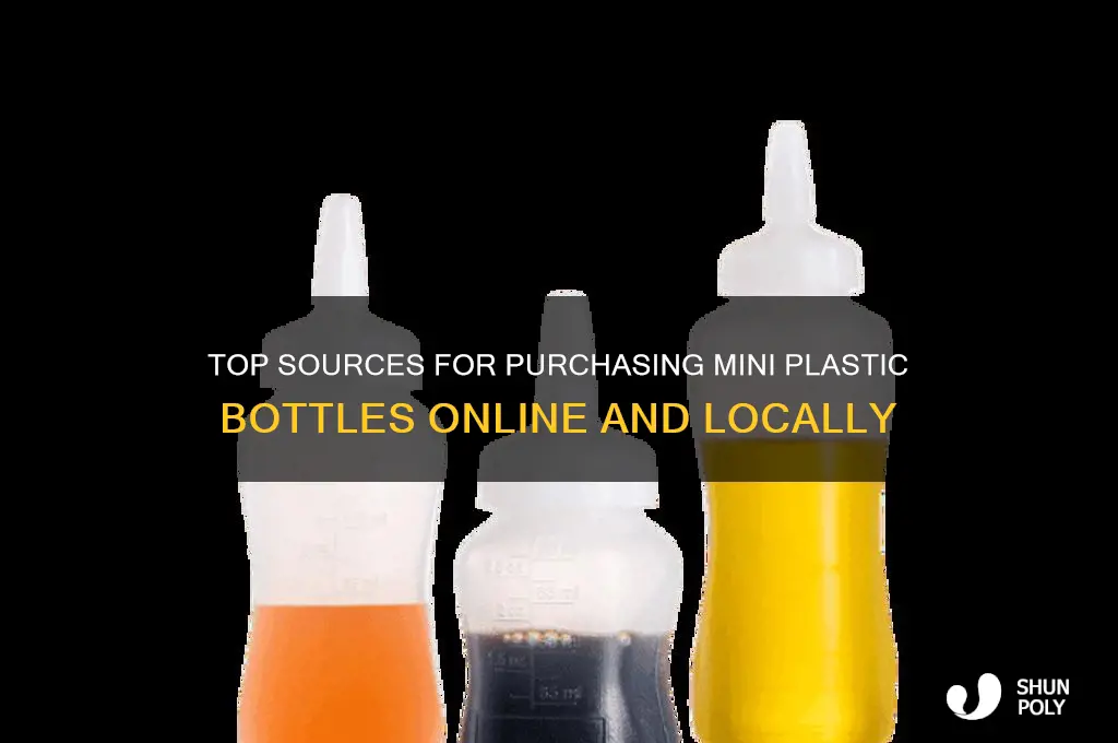 Top Sources For Purchasing Mini Plastic Bottles Online And Locally ...