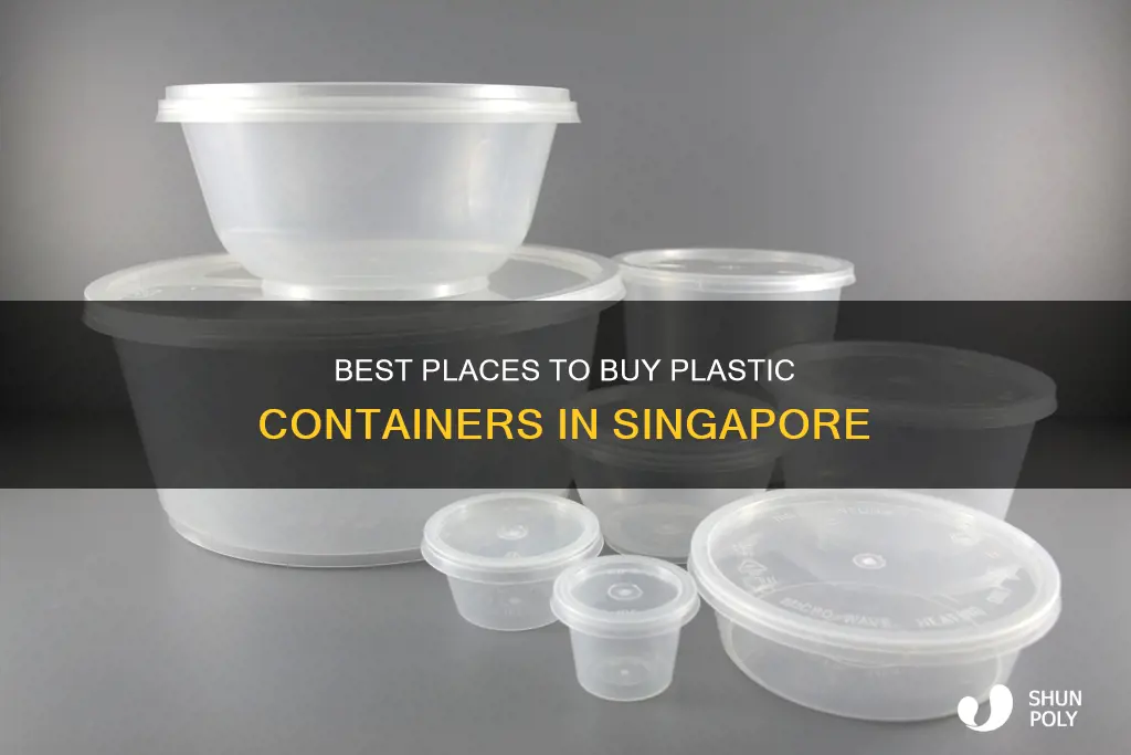 Best Places To Buy Plastic Containers In Singapore | ShunPoly