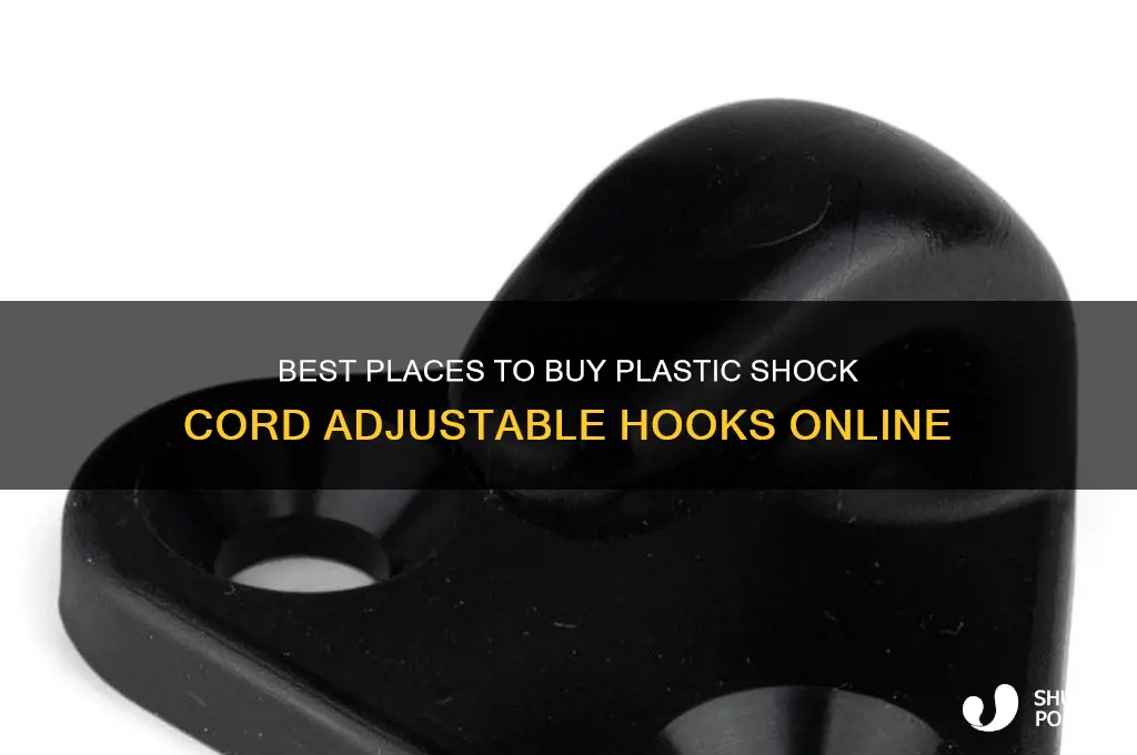 Best Places To Buy Plastic Shock Cord Adjustable Hooks Online | ShunPoly