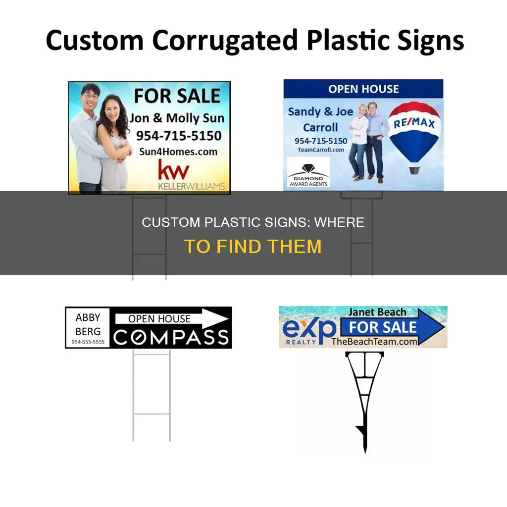 Custom Plastic Signs: Where To Find Them | ShunPoly