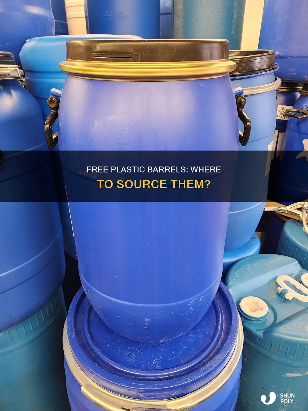 Free Plastic Barrels: Where To Source Them? | ShunPoly