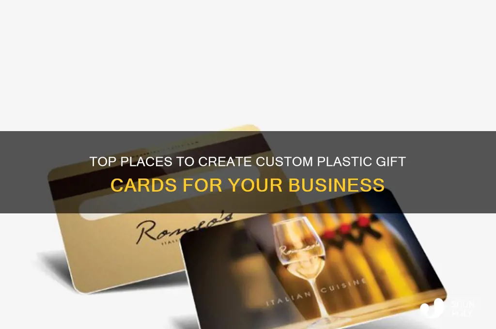 Top Places To Create Custom Plastic Gift Cards For Your Business | ShunPoly