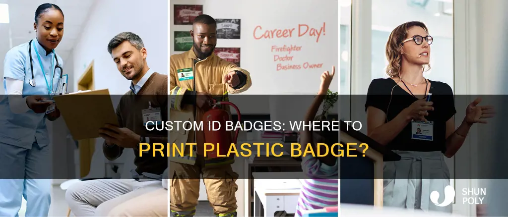 Custom Id Badges: Where To Print Plastic Badge? | ShunPoly