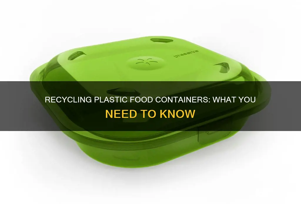 Recycling Plastic Food Containers: What You Need To Know | ShunPoly