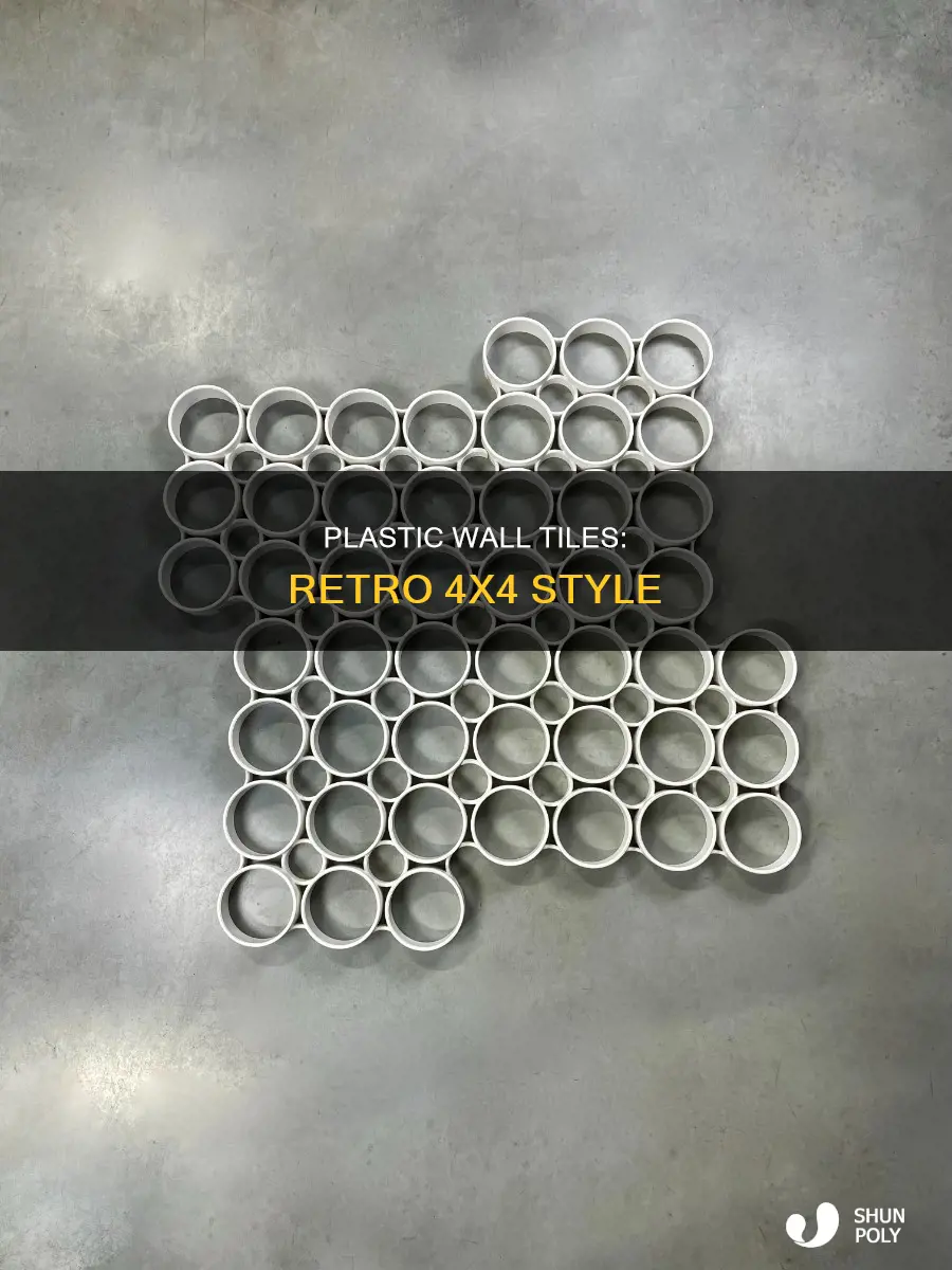 Plastic Wall Tiles: Retro 4X4 Style | ShunPoly