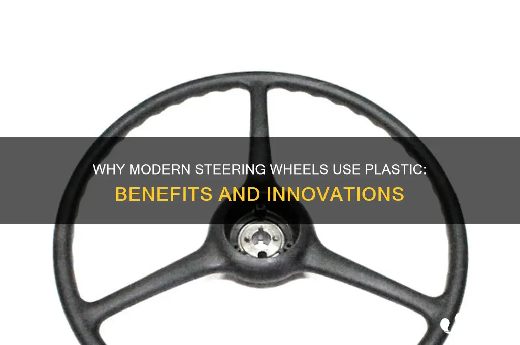 Why Modern Steering Wheels Use Plastic: Benefits And Innovations | ShunPoly