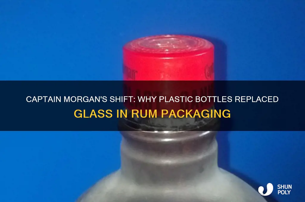 Captain Morgan's Shift: Why Plastic Bottles Replaced Glass In Rum ...