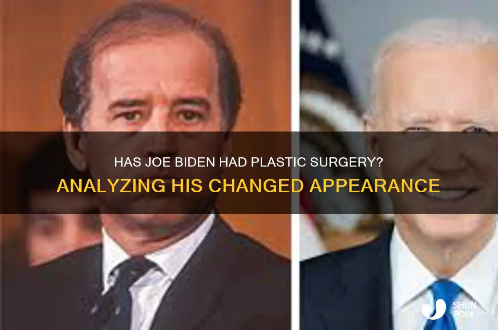 Has Joe Biden Had Plastic Surgery? Analyzing His Changed Appearance ...