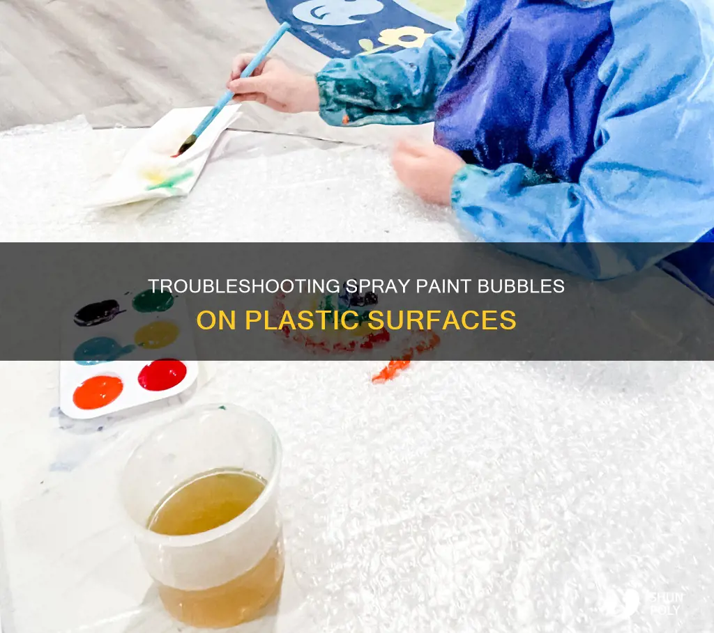 Troubleshooting Spray Paint Bubbles On Plastic Surfaces | ShunPoly