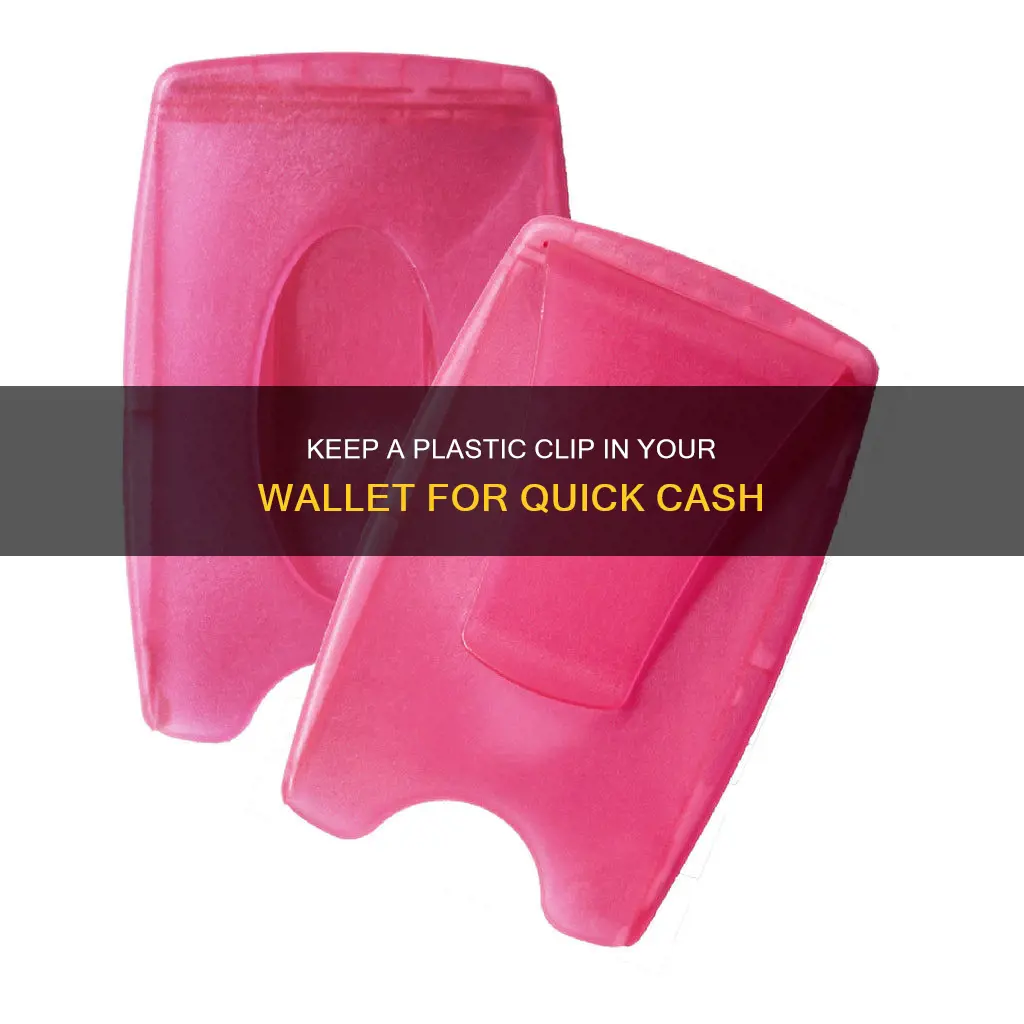 Keep A Plastic Clip In Your Wallet For Quick Cash | ShunPoly