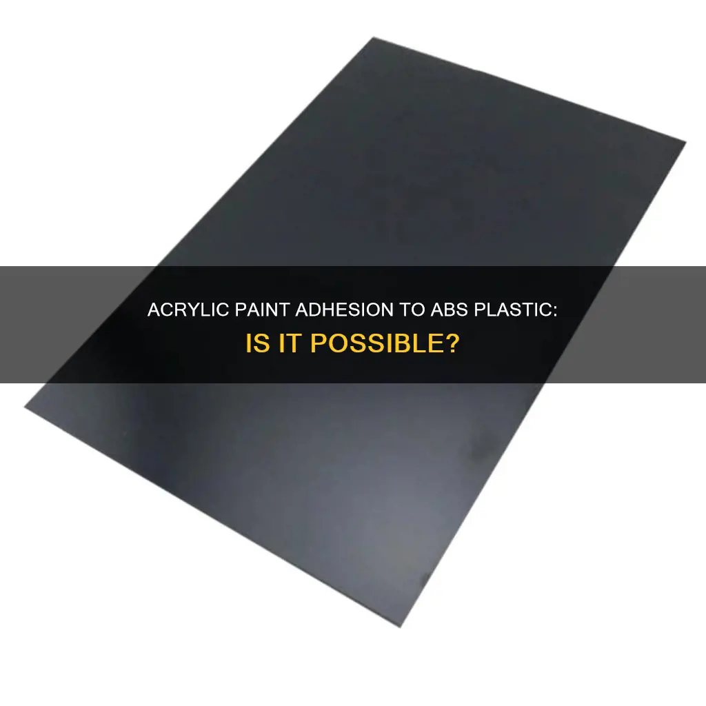 Acrylic Paint Adhesion To Abs Plastic: Is It Possible? | ShunPoly